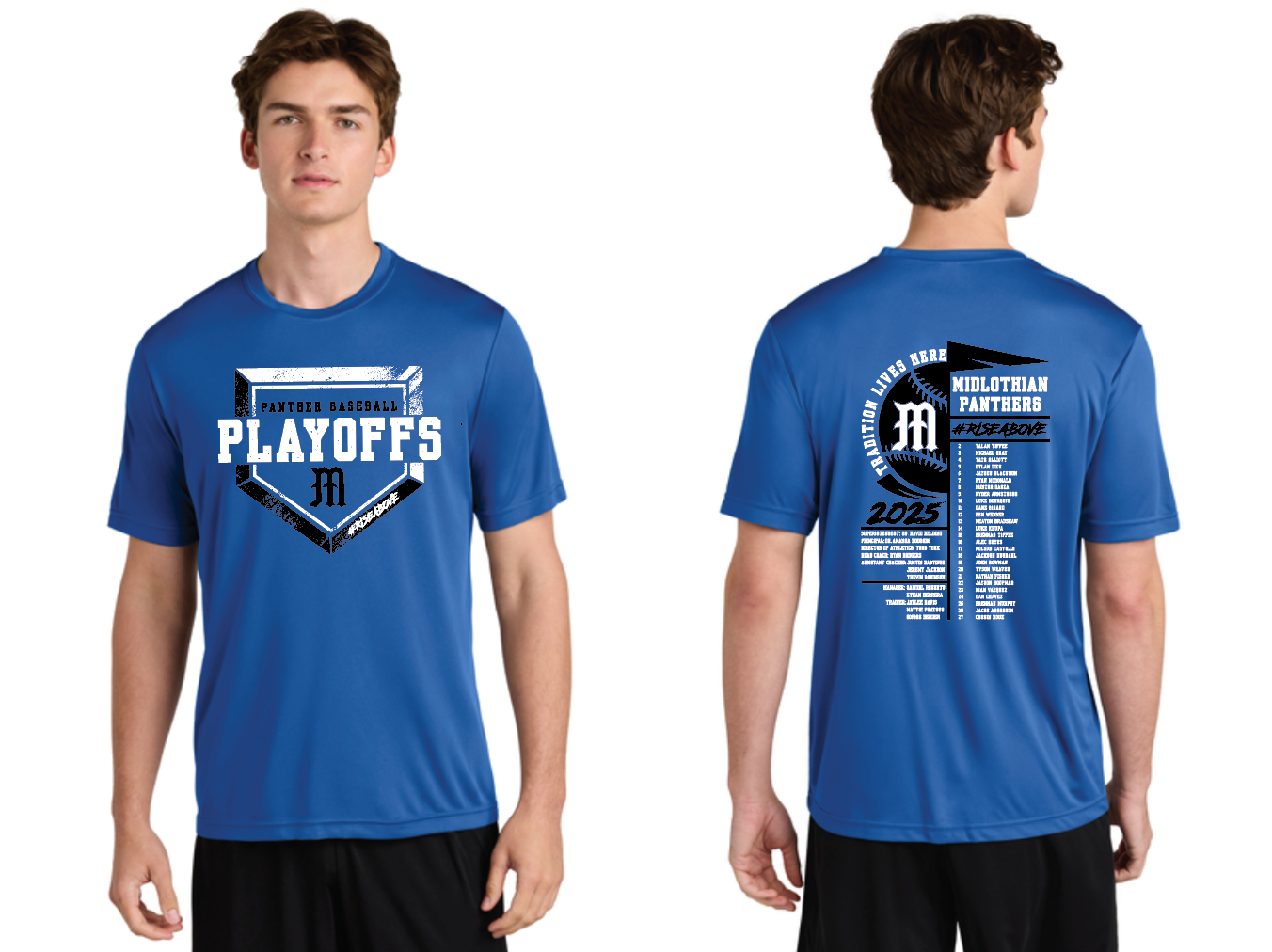 MHS Panther Baseball Playoffs 2025-Performance Short Sleeve – KOLBY ...