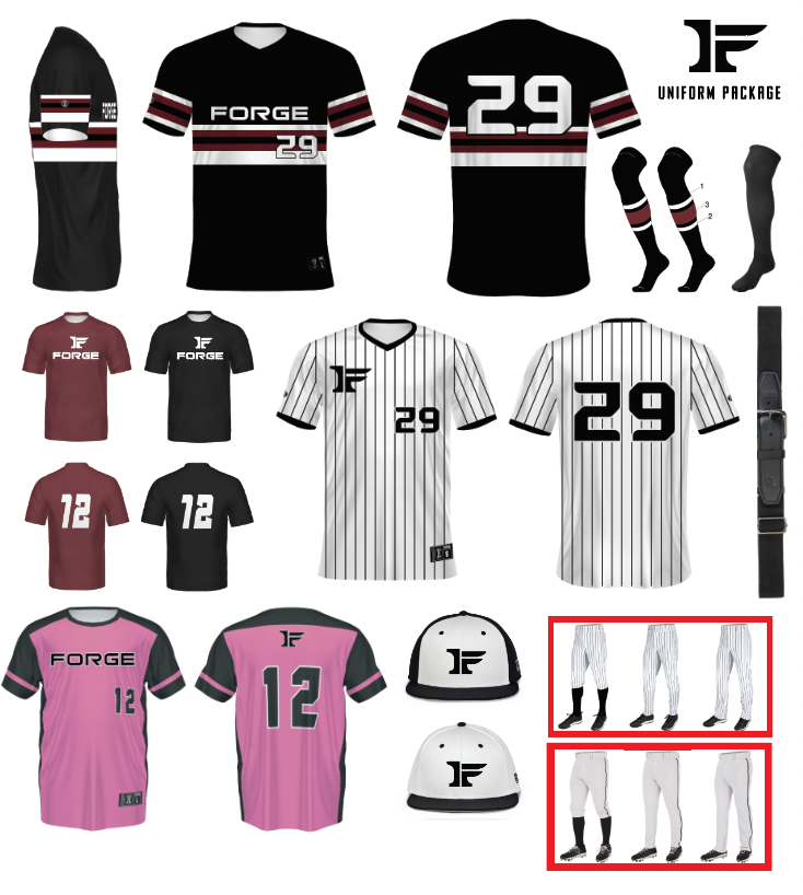 Forge Baseball Uniform Package Spring 2026 – KOLBY LANE DESIGNS